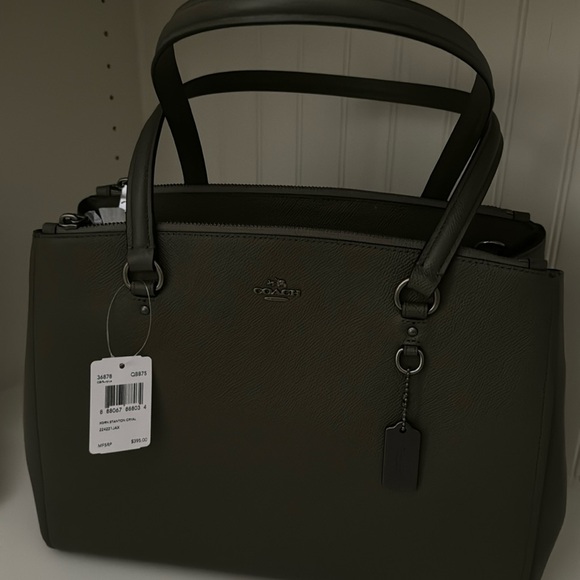 Coach | Bags | Coach Stanton Carry All In Surplus Color Army Green ...